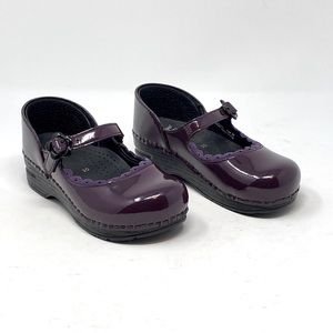 Dansko | Shoes | Dansko Girls Jill Purple Patent Leather Mary Janes ...